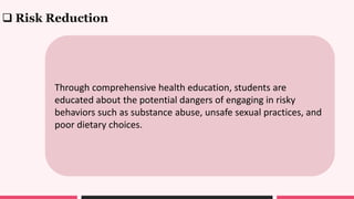 Comprehensive School Health Education | PPTX