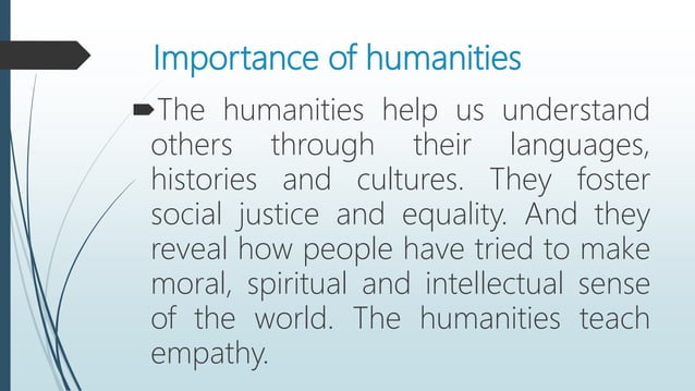 Humanities.pptx | Education