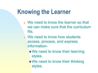 Differentiated Classrooms: Meeting the needs of all learners | PPT