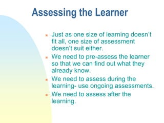 Differentiated Classrooms: Meeting the needs of all learners | PPT