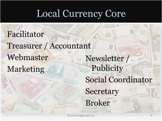 Local Money - Vision - Jewel City | PPTX