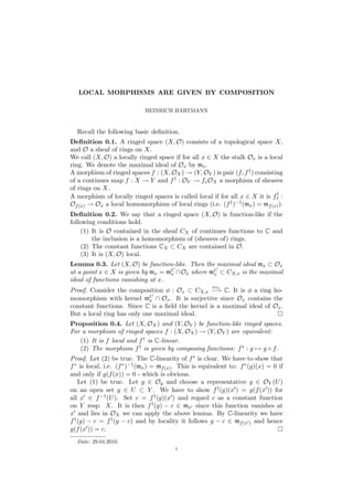 Local morphisms are given by composition | PDF