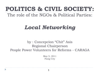 Local Networking | PPT | Civic affairs | Politics