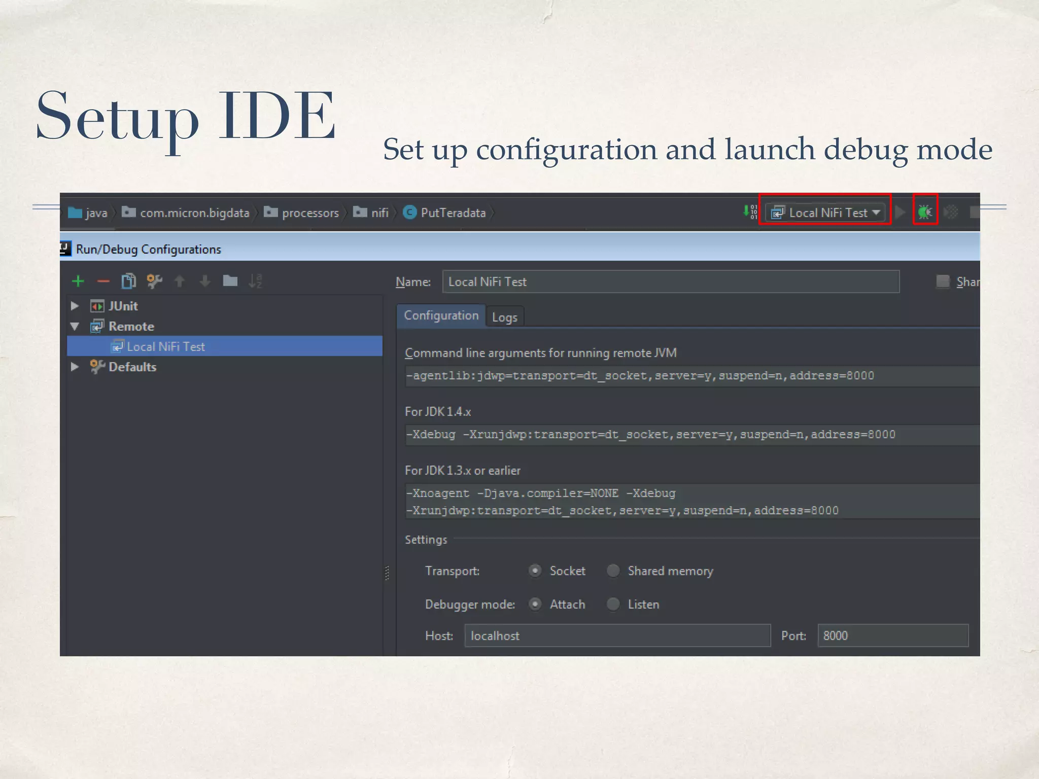 Local Apache NiFi Processor Debug | PPT