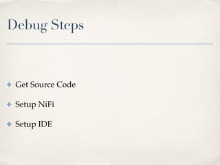 Local Apache NiFi Processor Debug | PPT