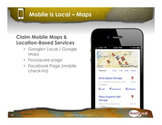 Local Online Marketing - Key Strategies to Drive Revenue | PPT