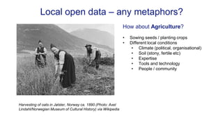 Local open data reaping the benefits | PPT