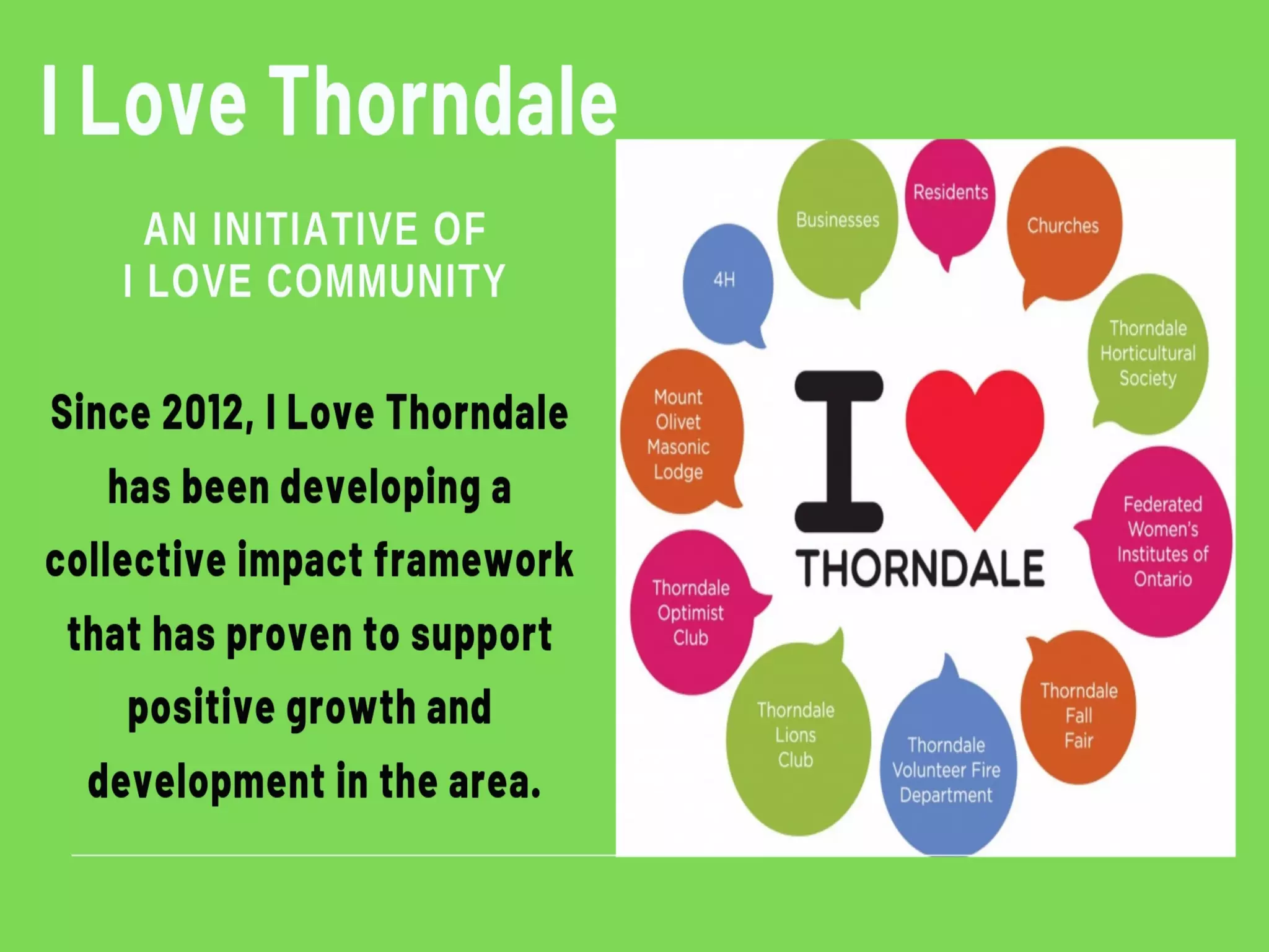 Local panel presentation #2 i love thorndale | PDF