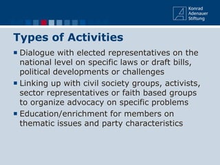 Local party activities | PPT