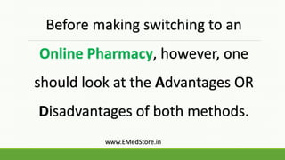 Local pharmacy vs. online pharmacy | PPT