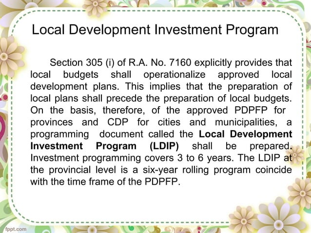 Local Planning and Budgeting Linkage | PPT