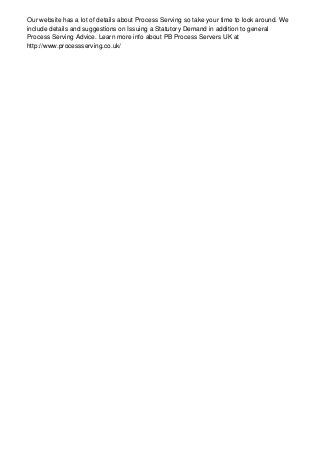 Process Servers London