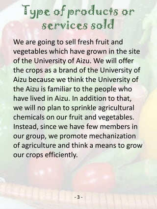 Local production for local consumption | PDF