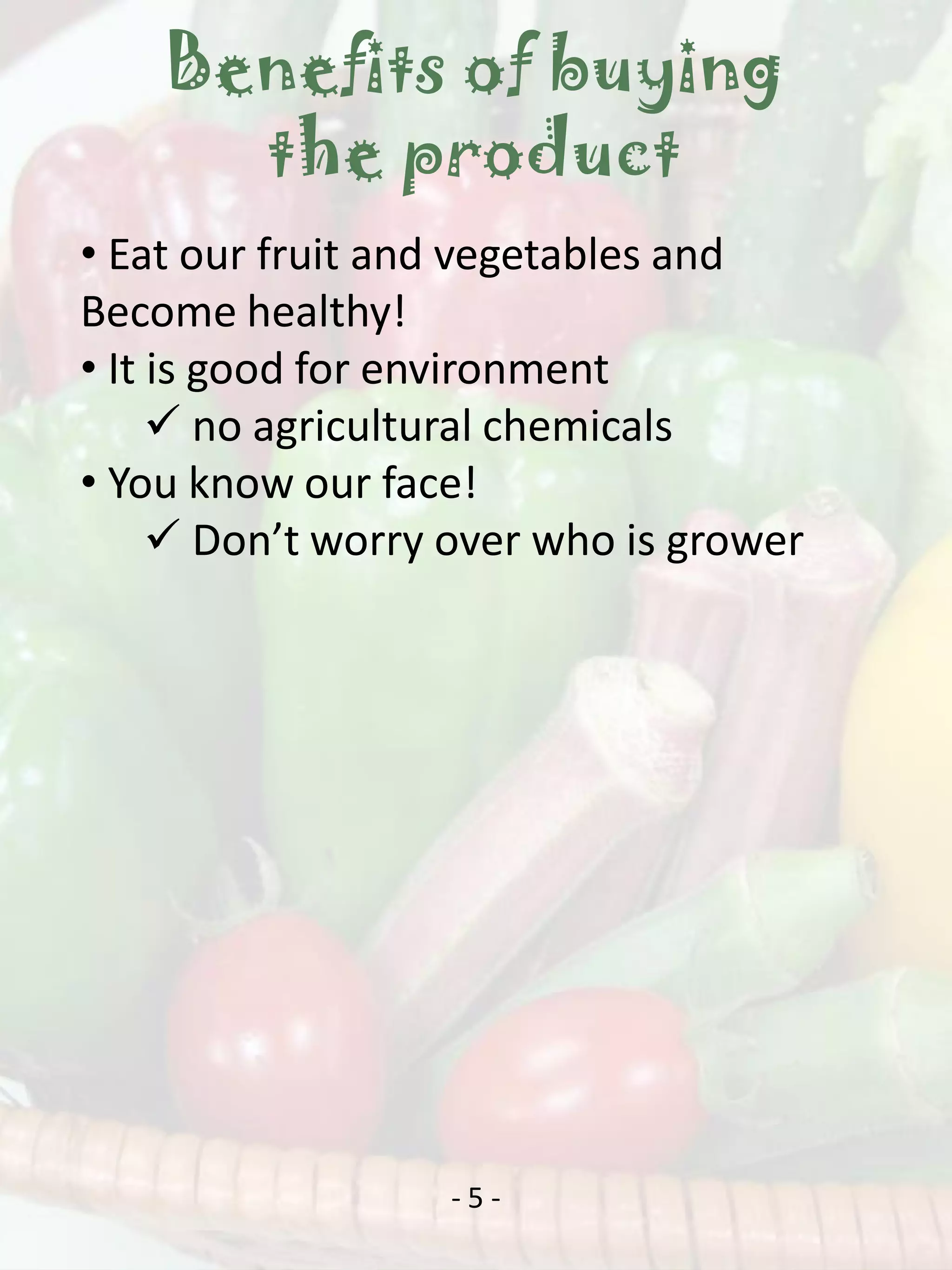 Local production for local consumption | PDF