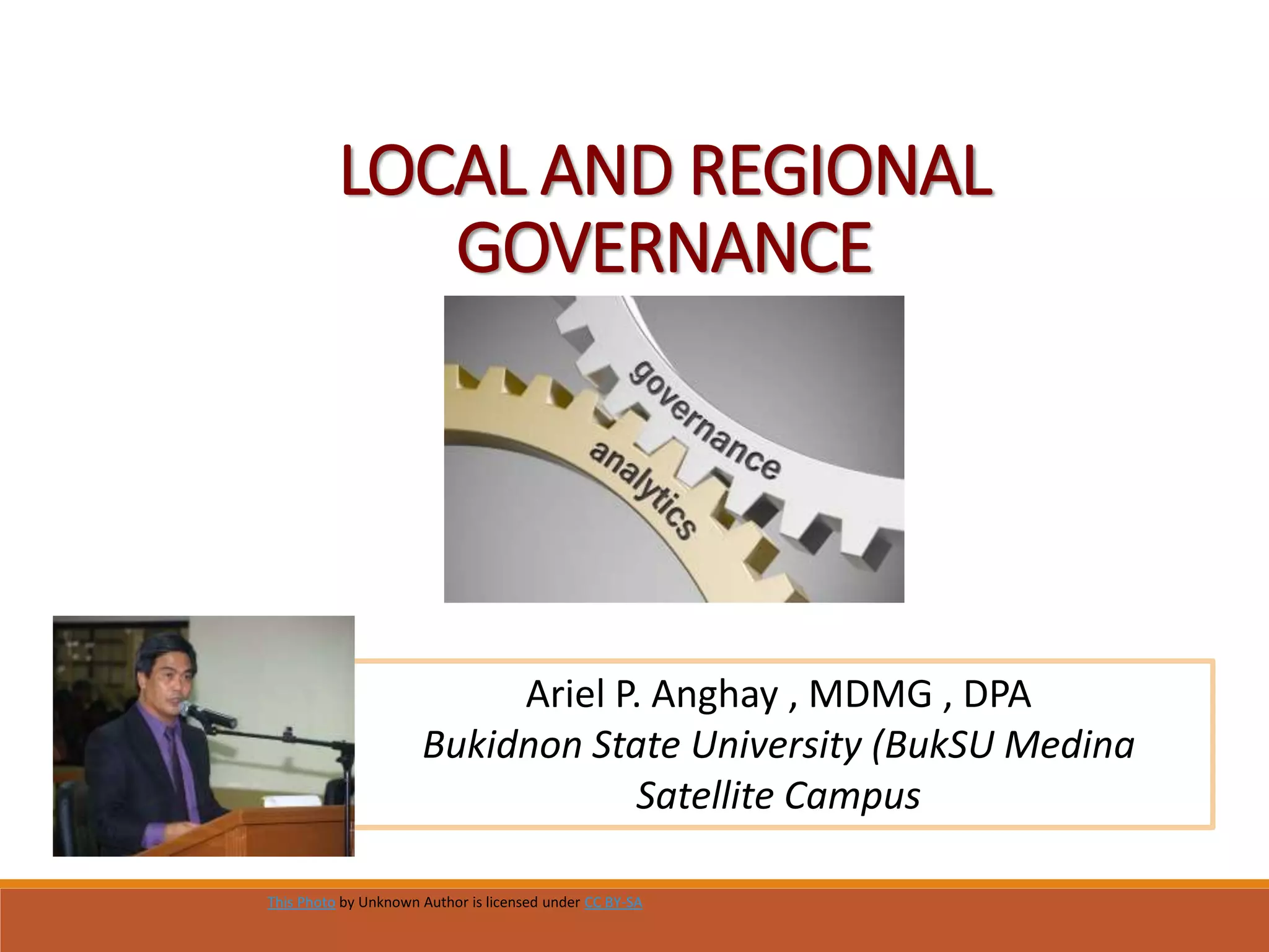 Local regional governance | PPT