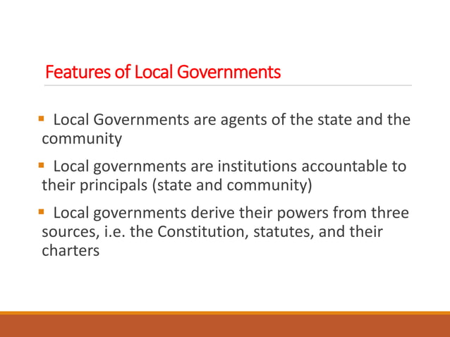 Local regional governance | PPT