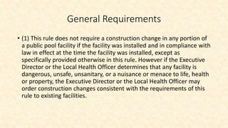 Local rules and regulations | PPTX | Bath and Shower | Personal Care