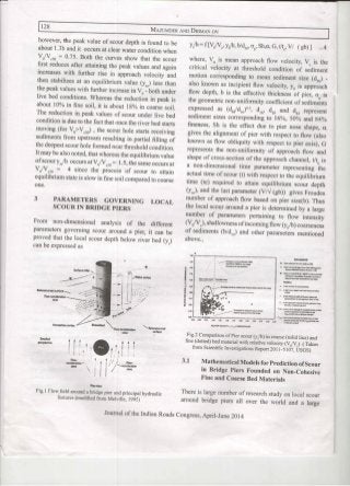 Local scour in bridge piers on coarse bed material- observed and ...