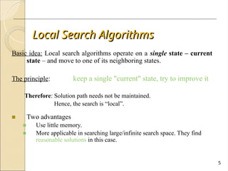 Problem Solving by Searching and Optimization | PPT