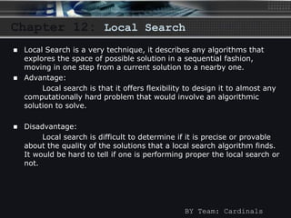 Local search algorithms | PPTX