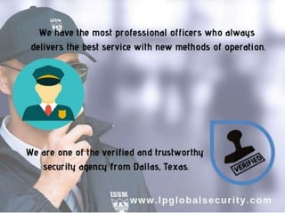 Local Security Guard Companies in Dallas | L&P Global Security | PPT