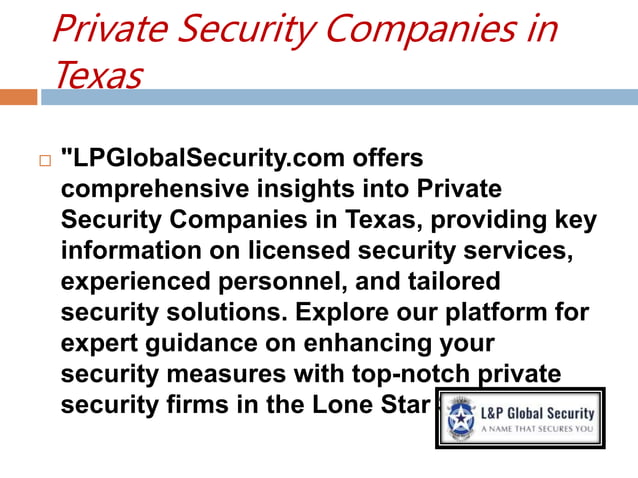 Local Security Guard Companies Texas ppt.pptx