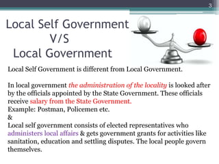 Local Self Government Rural | PPTX
