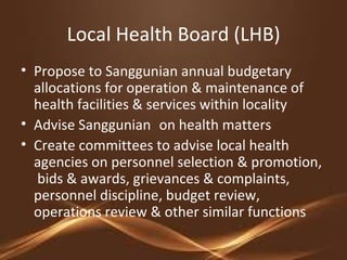 LGU Local Special Bodies & Challenges and Interventions | PPT