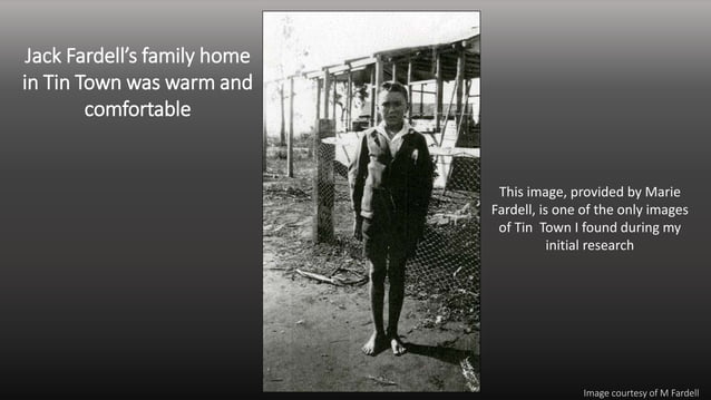 Tin Town, researching Dubbo's lost shanty town | PPT