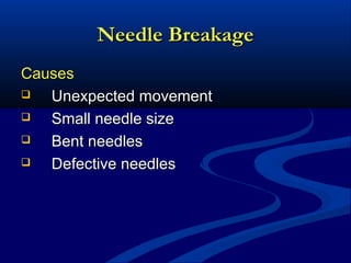 Local & systemic Complications of Local Anesthesia | PPT