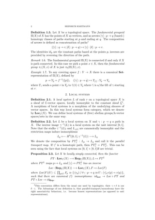 GROUPOIDS, LOCAL SYSTEMS AND DIFFERENTIAL EQUATIONS | PDF