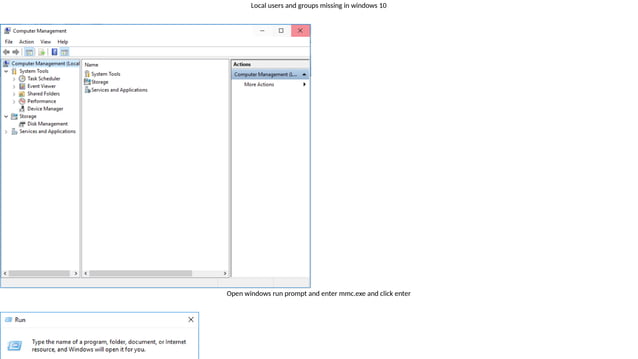 Local users and groups missing in windows 10.pptx