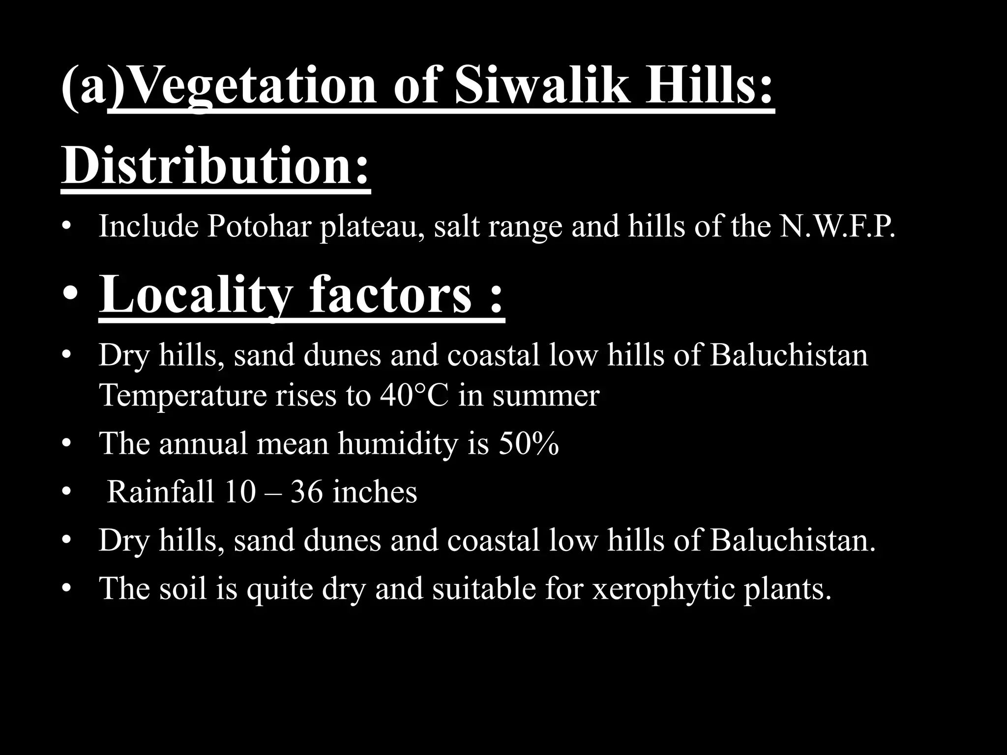 Local vegetation of pakistan.. | PPT | Geography | Science