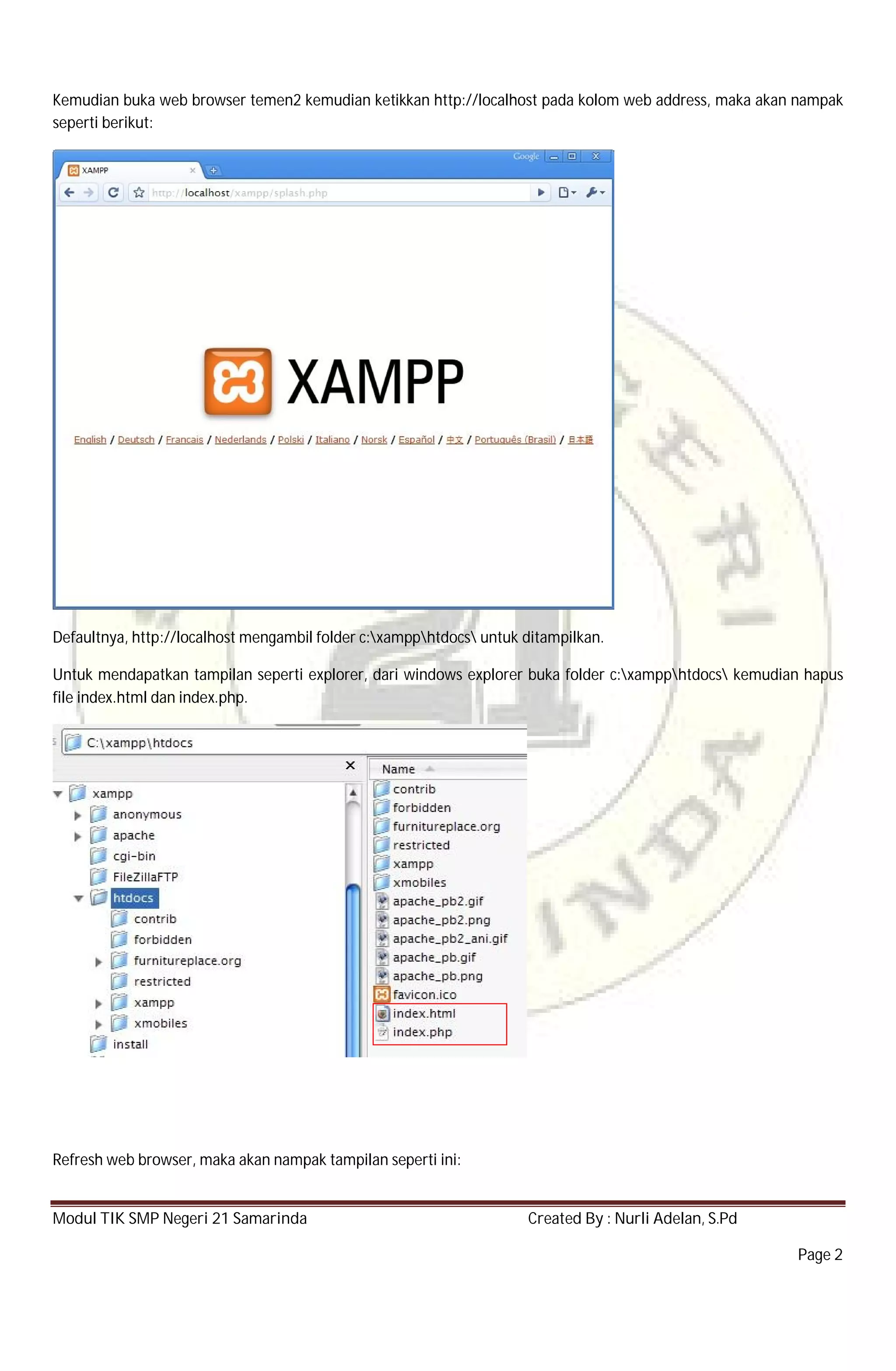 XAMPP (Local Web Server) | PDF
