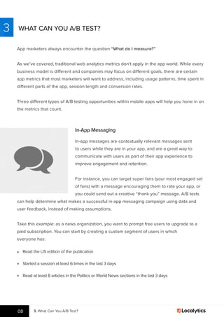 Ultimate Guide to Moblie App A/B Testing | PDF | Computer Software and ...