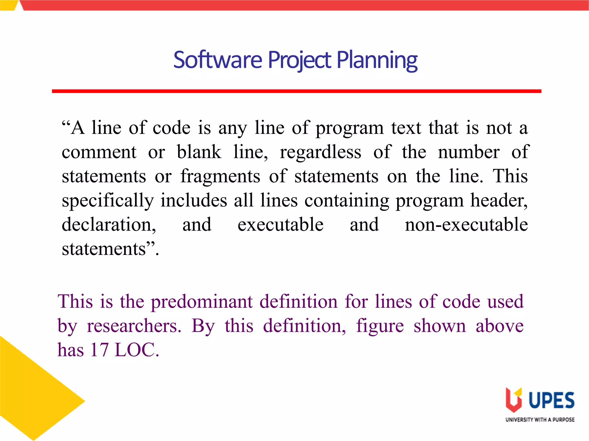 Loc and function point | PPTX