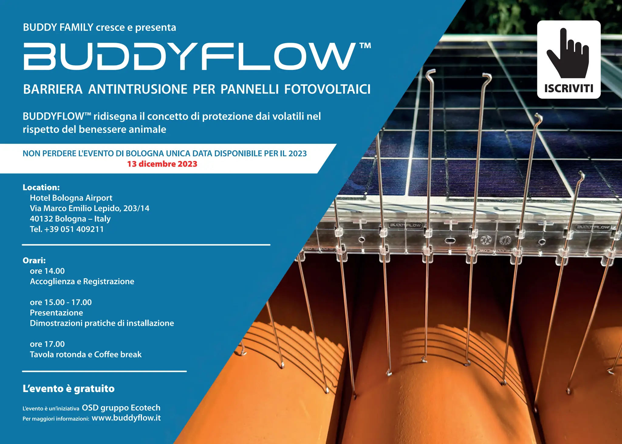 OSD: Anteprima nazionale BUDDYFLOW™, la nuova barriera antintrusione ...