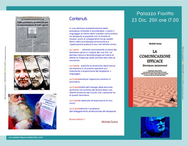 brochure lato esterno presentazione libro | PDF