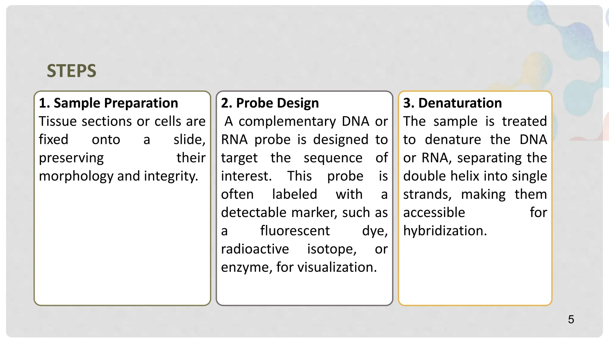 Locating and isolating a gene, FISH, GISH, Chromosome walking and ...