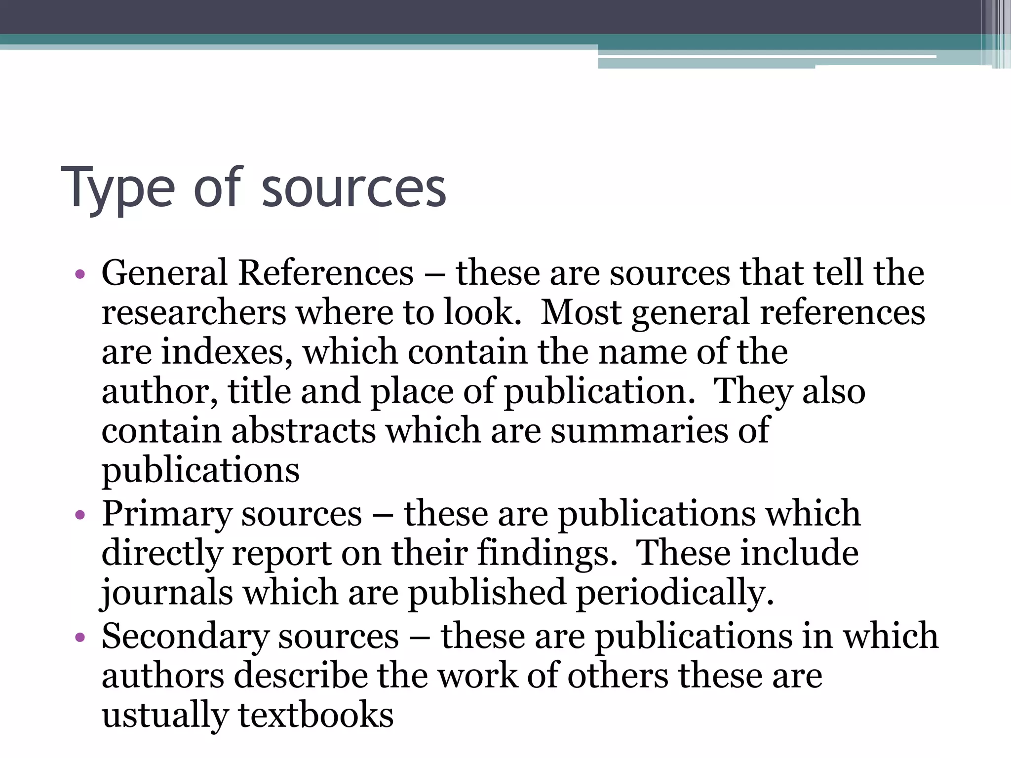 Locating and reviewing the literature | PPTX