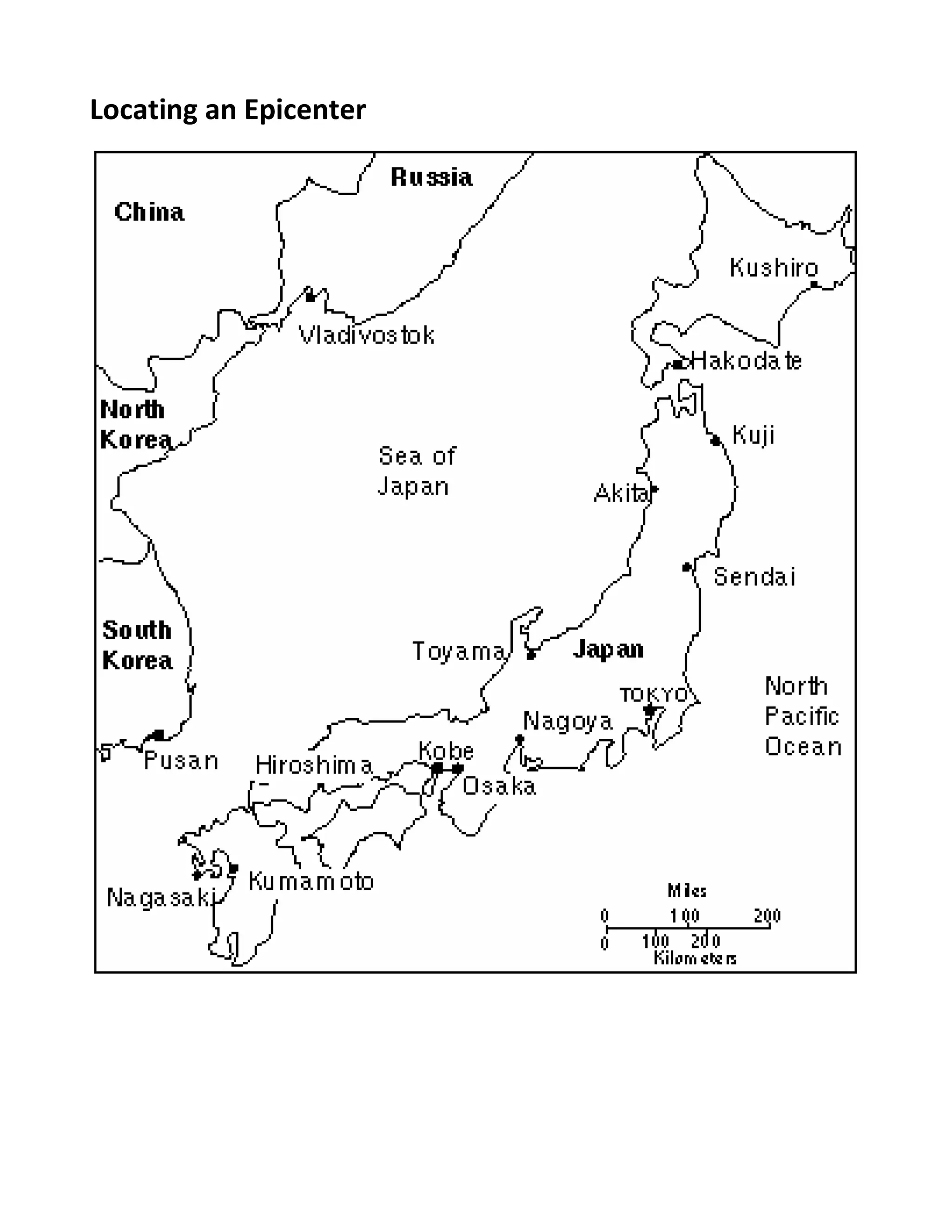Locating an Epicenter: Japan | DOCX