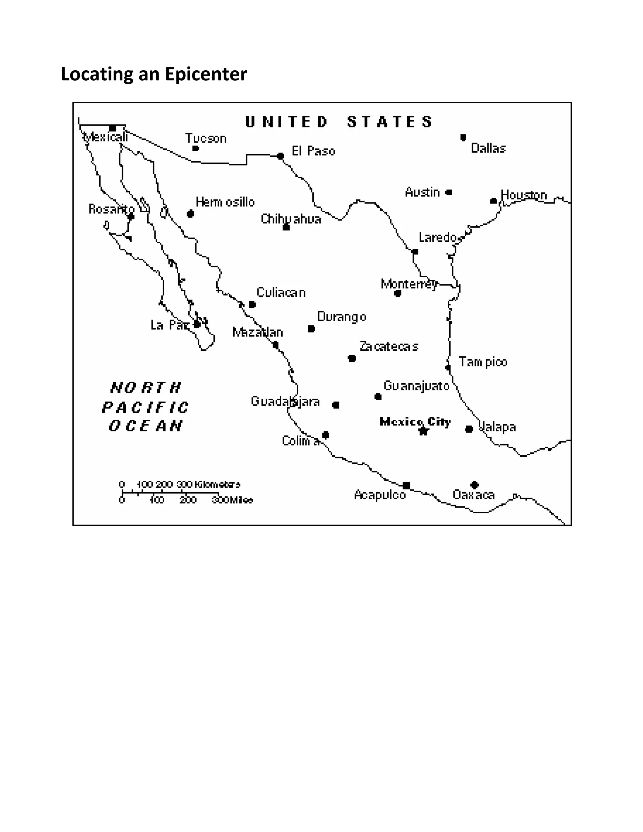 Locating an Epicenter: Mexico | DOCX | Geology | Science