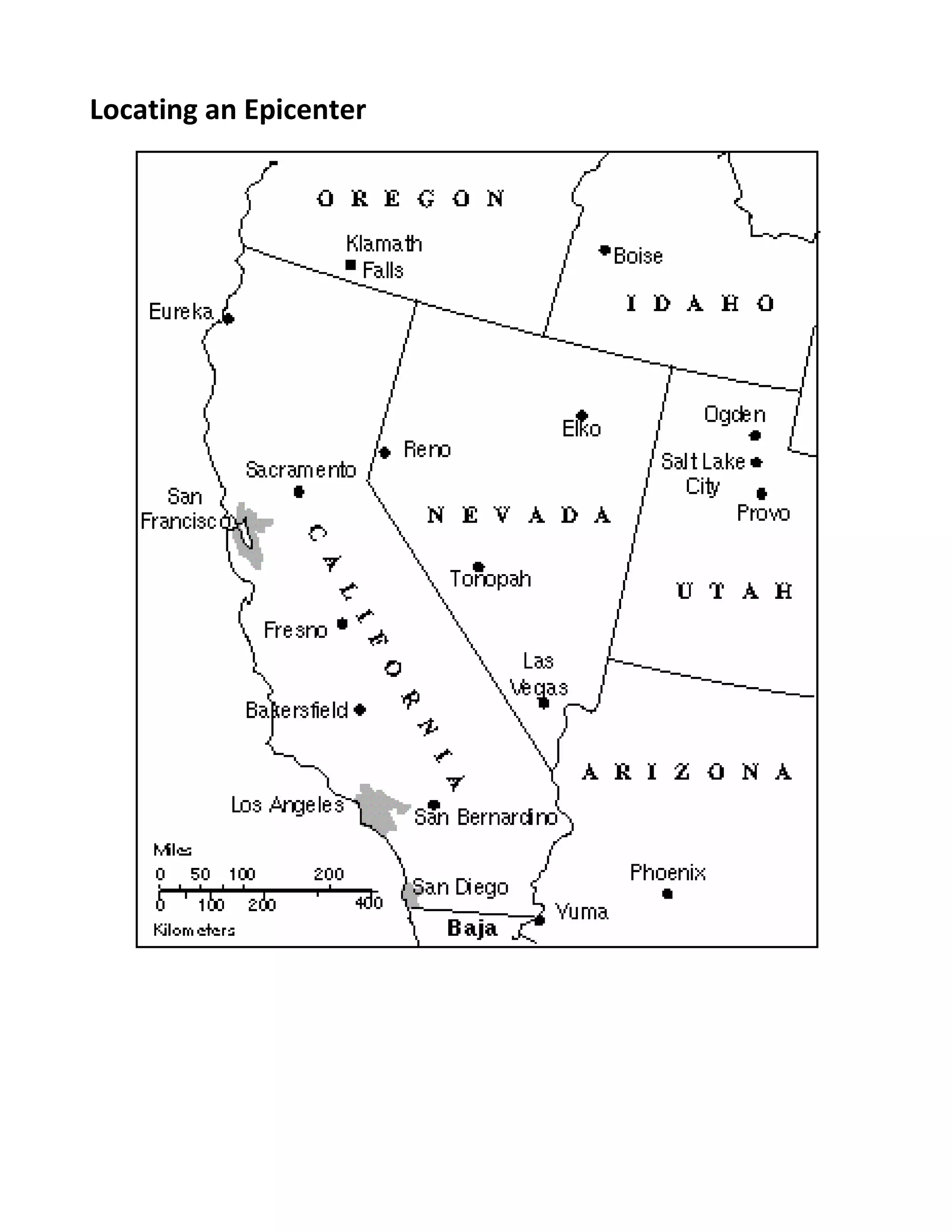 Locating an Epicenter: USA | DOCX
