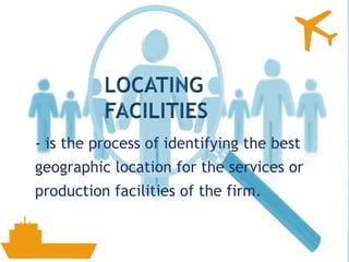 Locating facilities | PPT