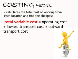 Locating facilities | PPT