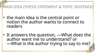 LOCATING MAIN IDEAS IN TEXT STRUCTURES.pptx