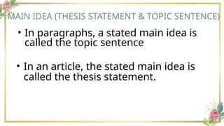 LOCATING MAIN IDEAS IN TEXT STRUCTURES.pptx