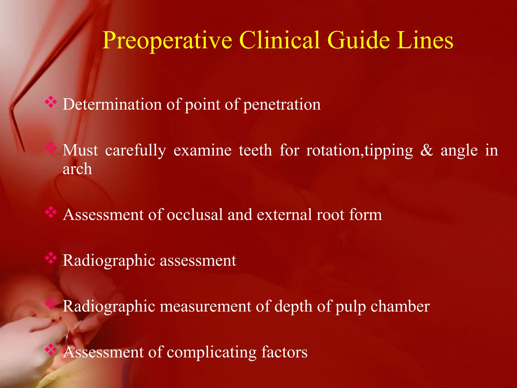 Locating root canal orifice in molar RCT | PPT