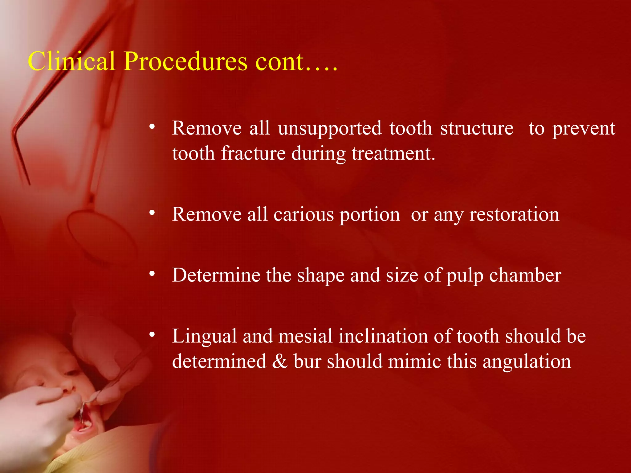 Locating root canal orifice in molar RCT | PPT