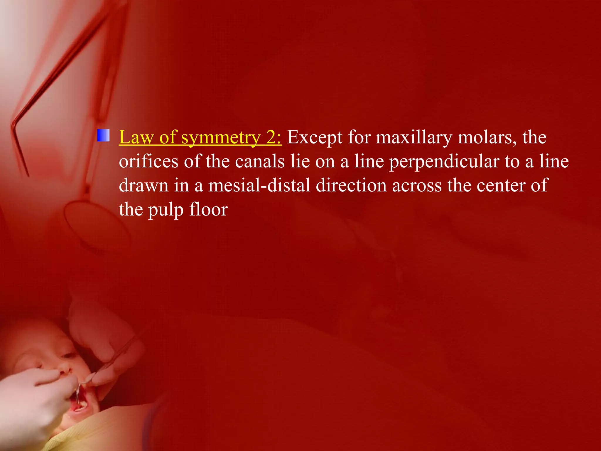 Locating root canal orifice in molar RCT | PPT